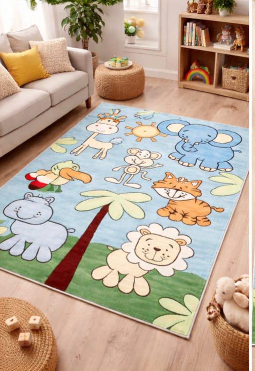 Handtufted Animals Rug - Etsy