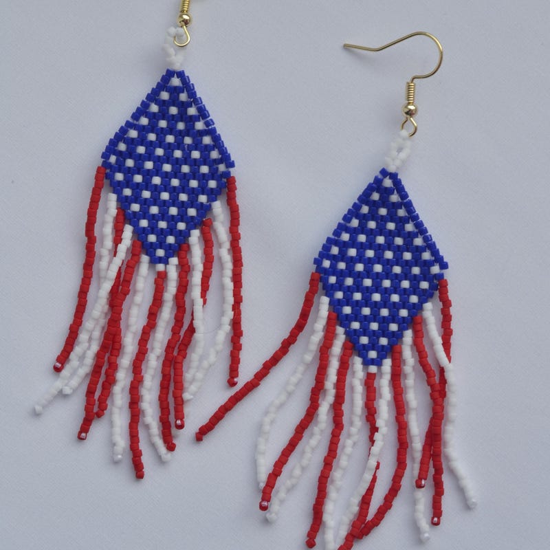 Japanese Flag Earring - Etsy