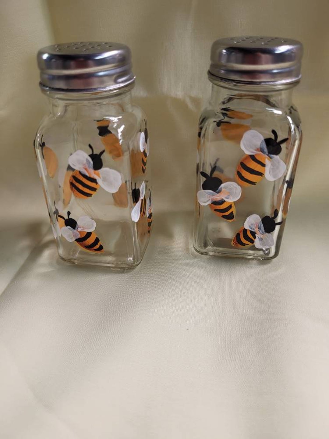 Salt & Pepper Shakers Bees - Etsy