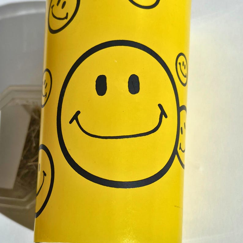 Vintage Smiley Face Drinking Glass 1970s - Etsy