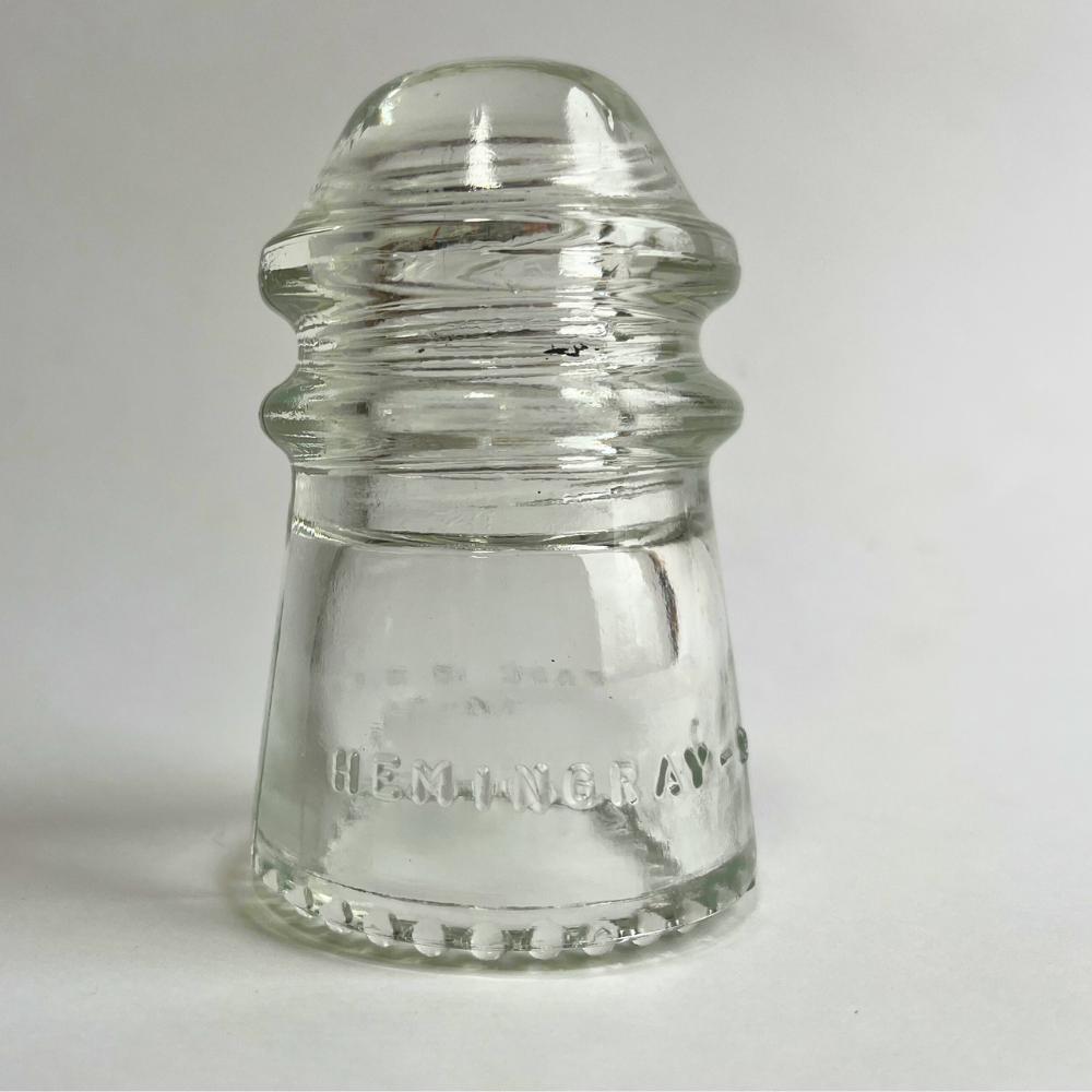Vintage Electric Pole Insulator Clear Hemingray 9 14-52. - Etsy