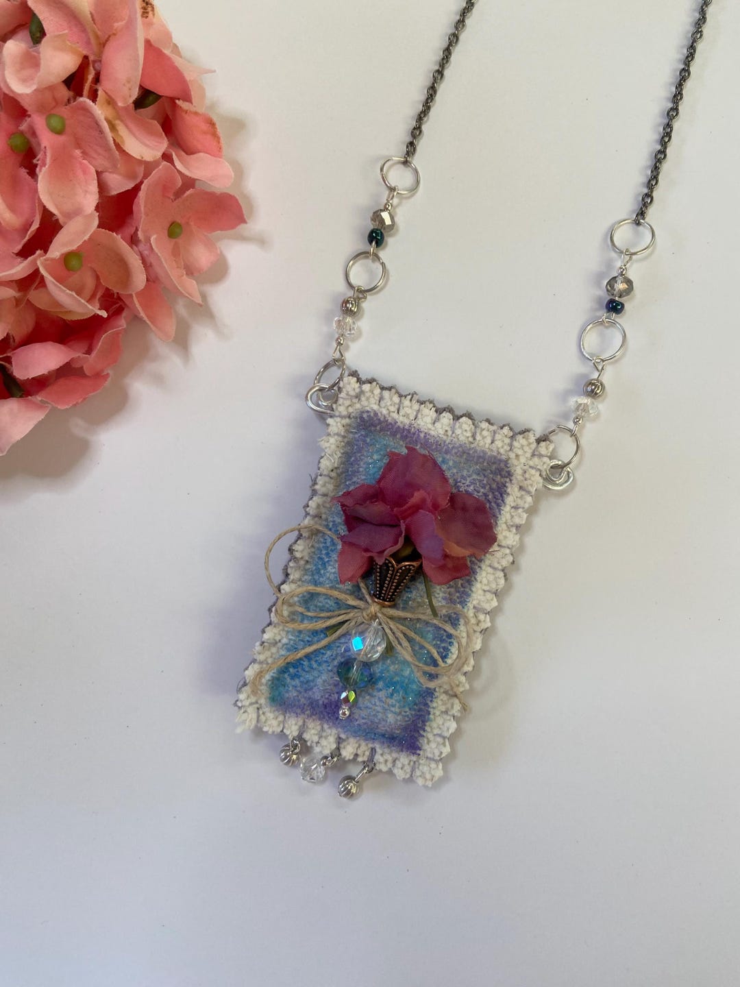 Flowers Necklace Boho Tribal Style Bohemian Mom Bogo Ethnic Good Vibes ...