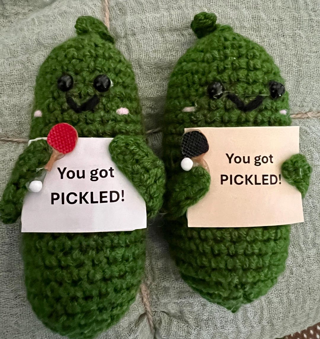 2 Pickleball Pickles Stating “you Got Pickled” - Etsy