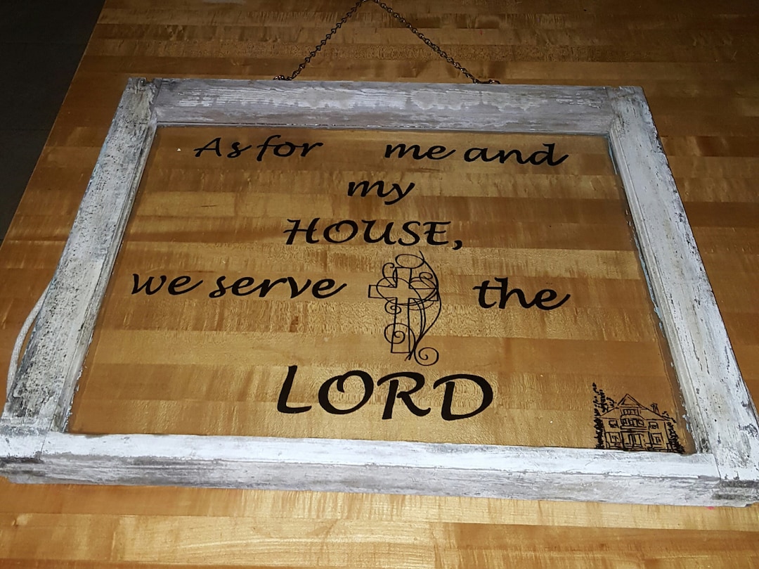 Hand Written Saying in Vintage / Old House Window - Etsy