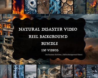 Natural Disaster Video Backgrounds for Faceless Reels Tiktok Youtube ...