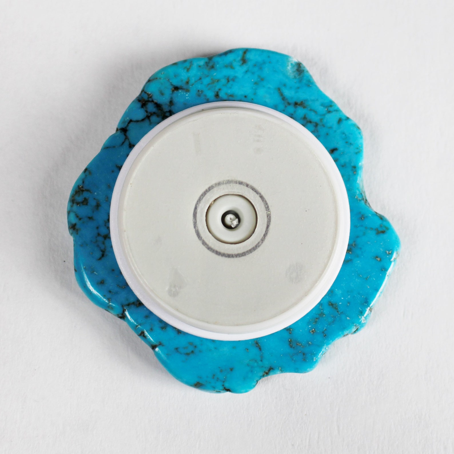 Wholesale 5ct Pop Sockets Turquoise Magnesite Gemstone Pop Out Phone ...
