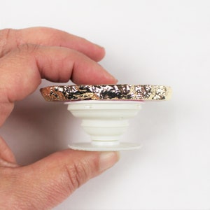 Customized Pop Sockets Quartz Gold Plated White, Pink, Blue, Purple ...