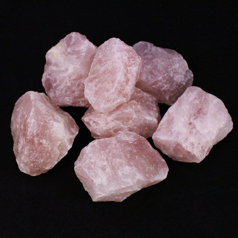 3-4 Large Pink Rose Quartz Rough Chunk Crystal Gemstone - Etsy