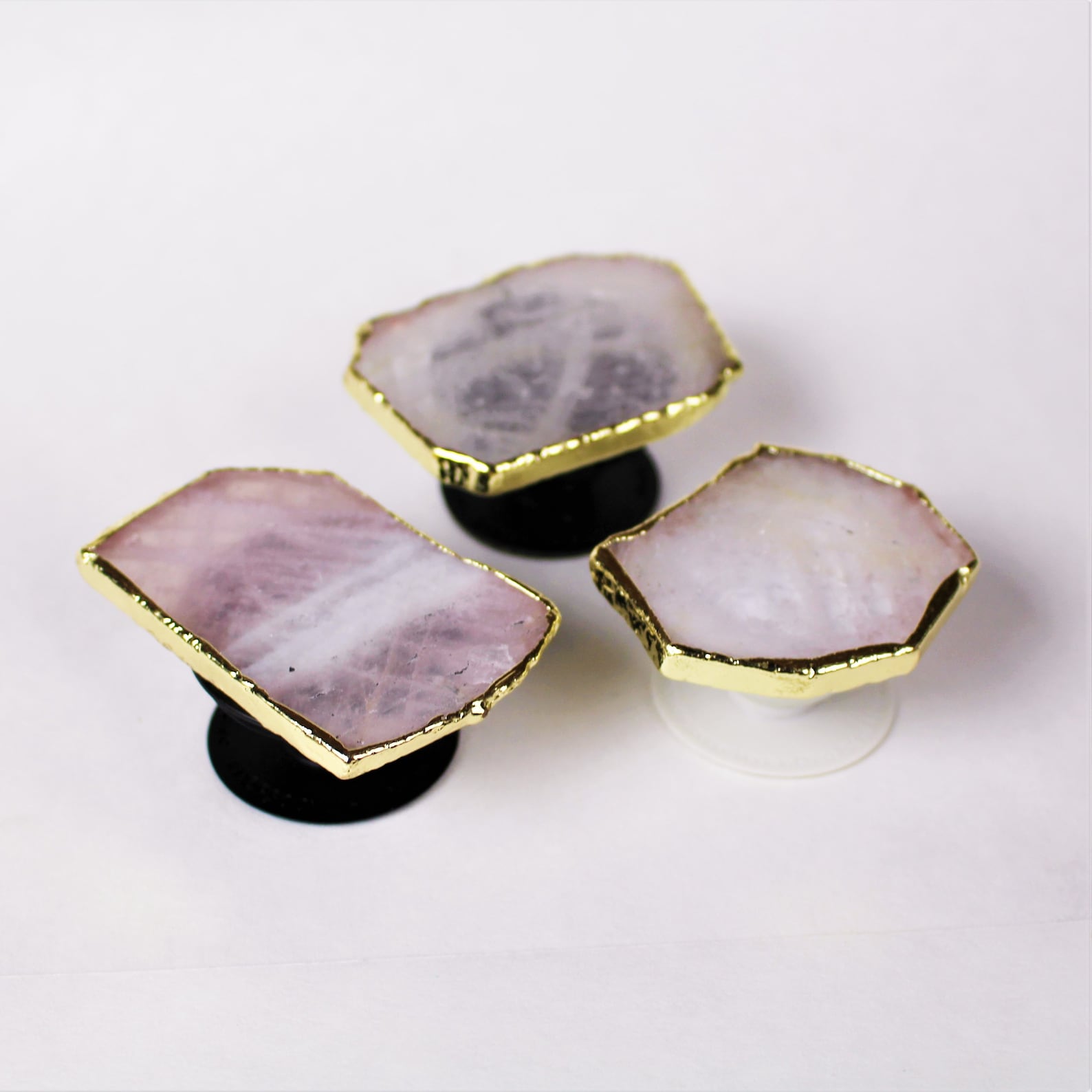 Customized Pop Sockets Agate Gold Plated Sodalite Unakite - Etsy