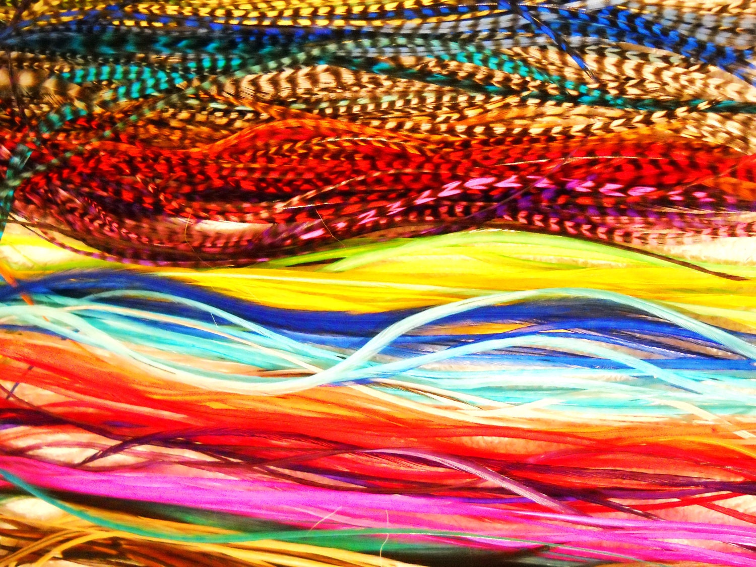 25ct 8-11 Hair Kit Feather Extensions How to Do Kit With - Etsy