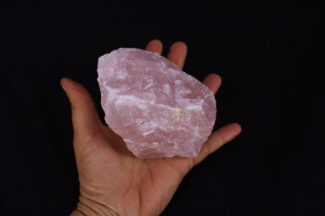 3-4" Large Pink Rose Quartz Rough Chunk Crystal Gemstone Mineral ...