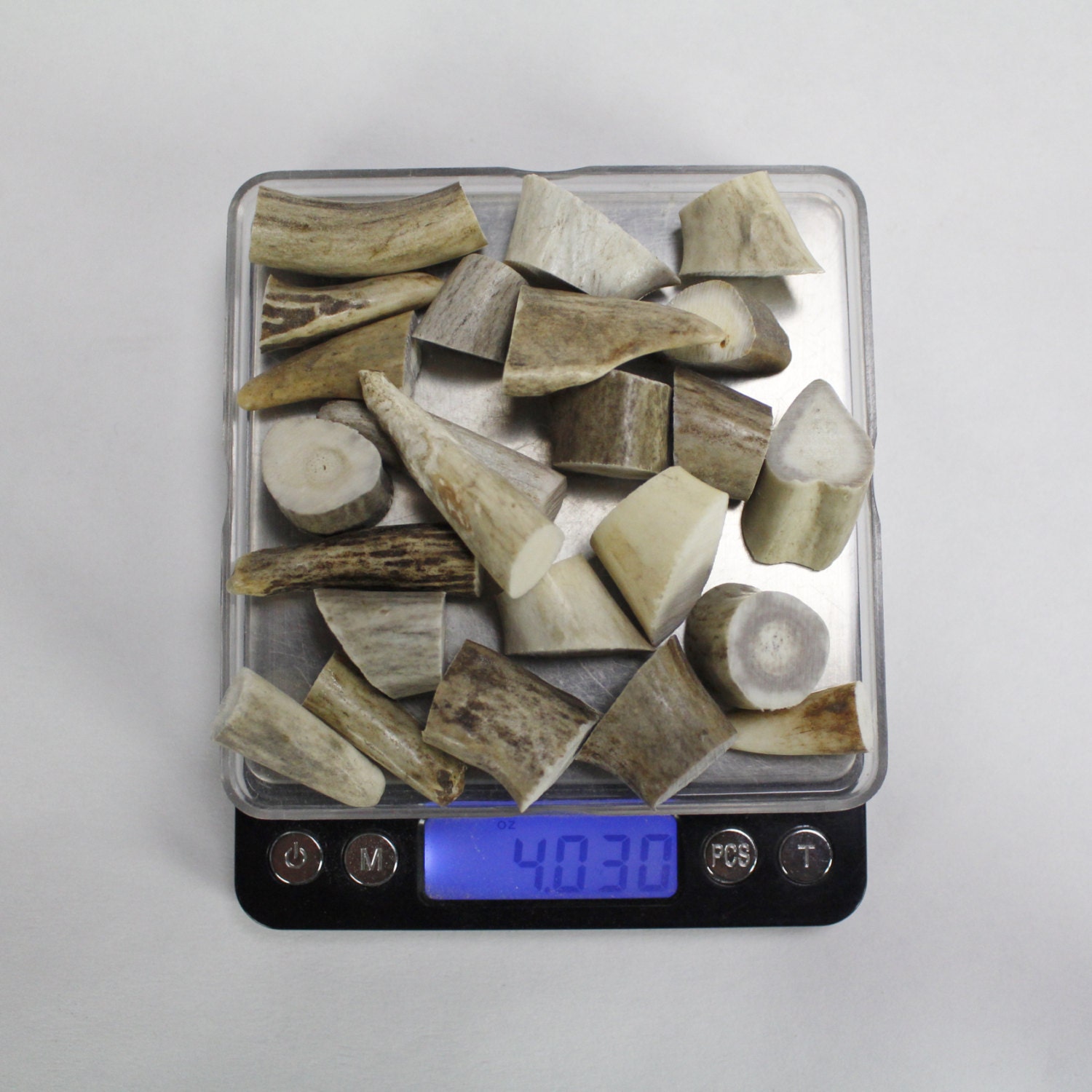 Antler Ends and Pieces by the Ounce Real Deer Bone Scrap Destash ...