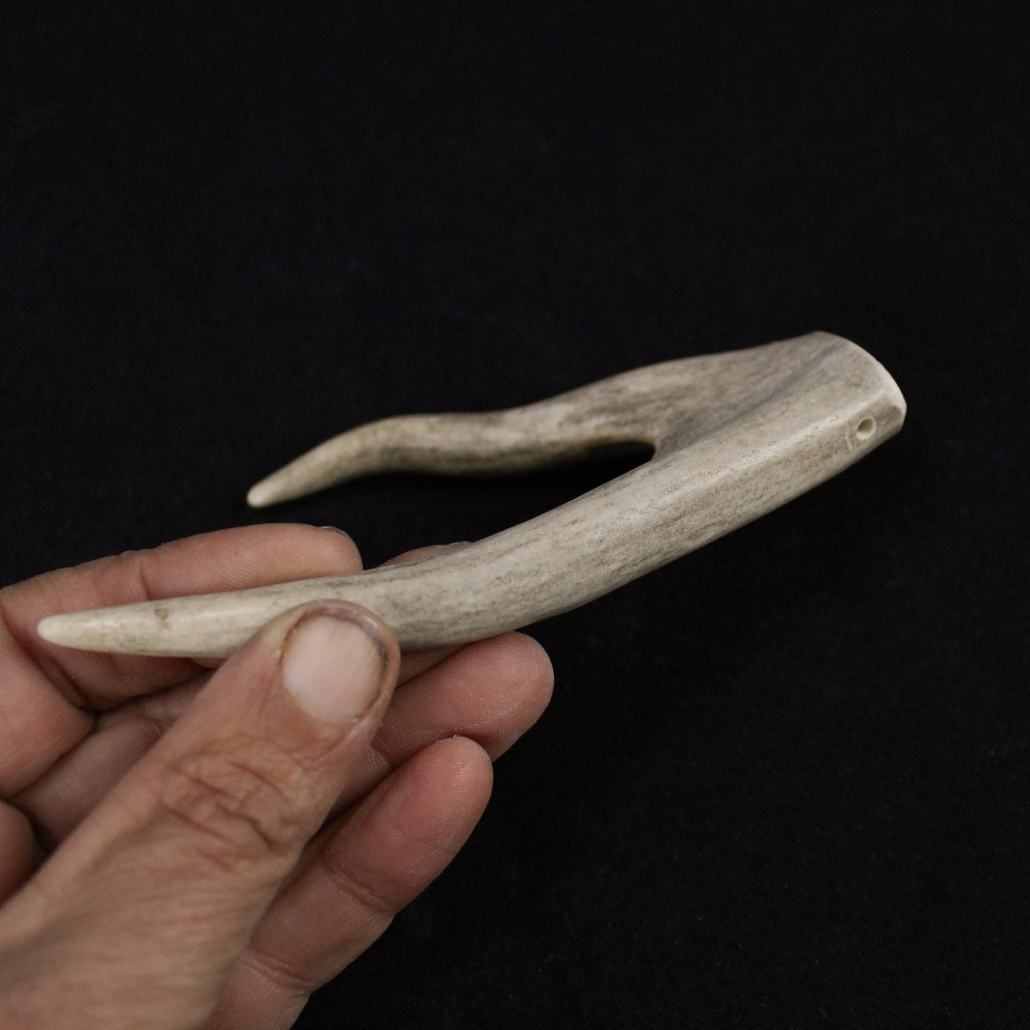 Multipack 3-5 DRILLED Antler Forks Real Deer Bone - Etsy