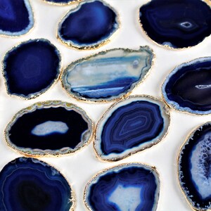 Wholesale 5ct Pop Sockets Navy Blue Gold / Copper Plated Gemstone Pop ...