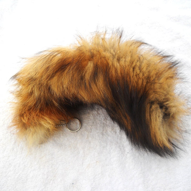 Real Fox Tails Keychain - Etsy
