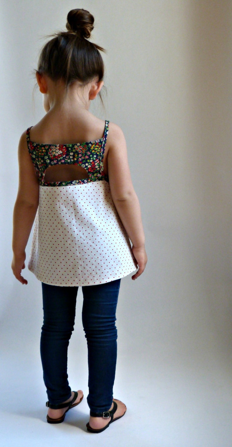 SHANDIIN Tank & Tunic - PDF Sewing Pattern for Girls 12/18mo to 8 - Etsy UK