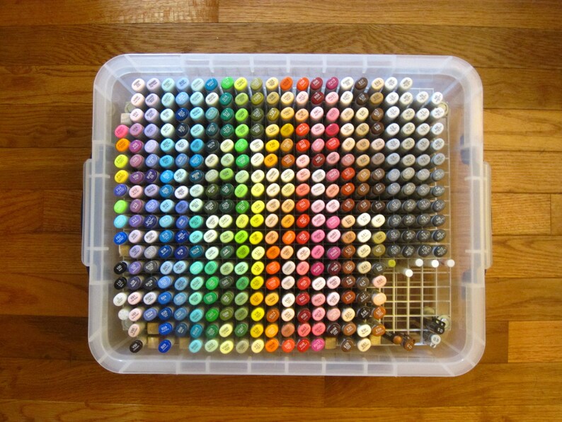 Copic Marker Storage Box Holds & Organizes 358 Sketch Lot NO - Etsy