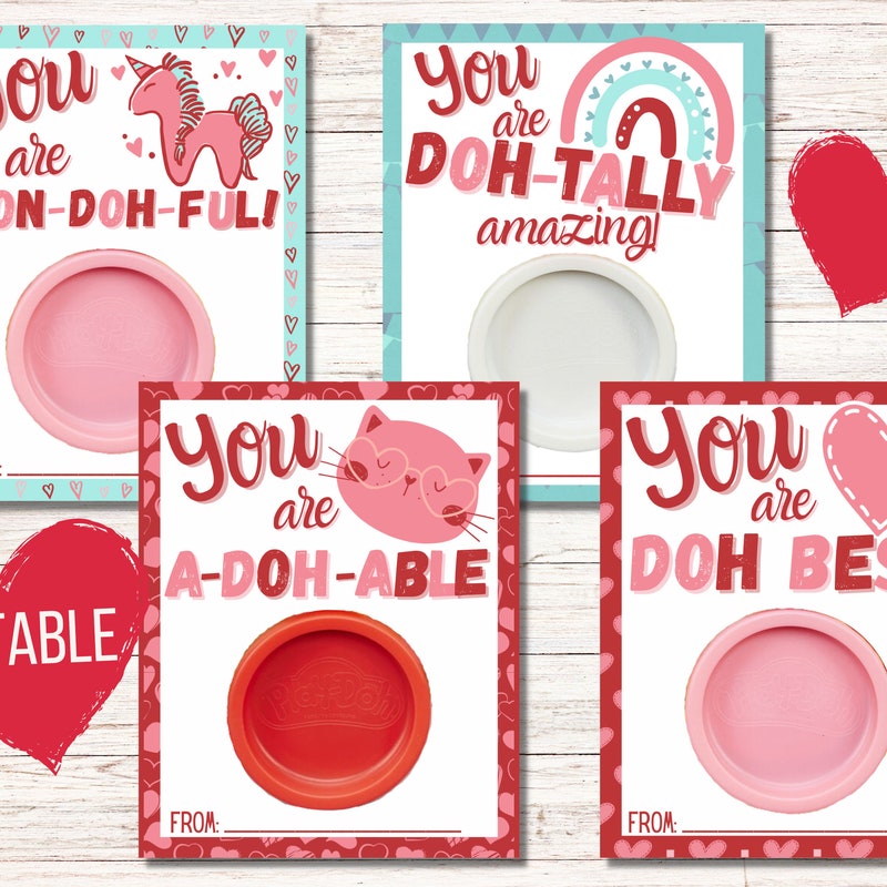 Play Doh Valentine - Etsy