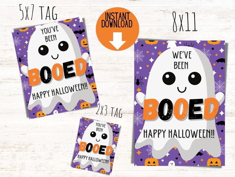INSTANT DOWNLOAD You’ve Been Booed Halloween Game Kit, Printable We’ve ...
