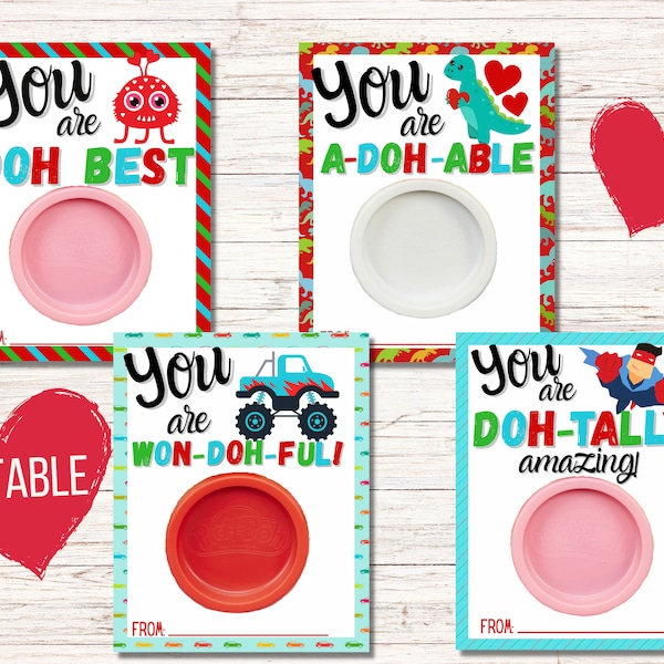 Play Doh Valentine - Etsy