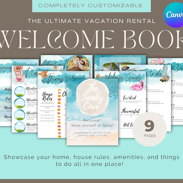Vrbo Template Welcome Book - Etsy