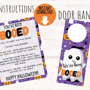 INSTANT DOWNLOAD You’ve Been Booed Halloween Game Kit, Printable We’ve ...