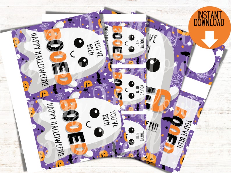 INSTANT DOWNLOAD You’ve Been Booed Halloween Game Kit, Printable We’ve ...