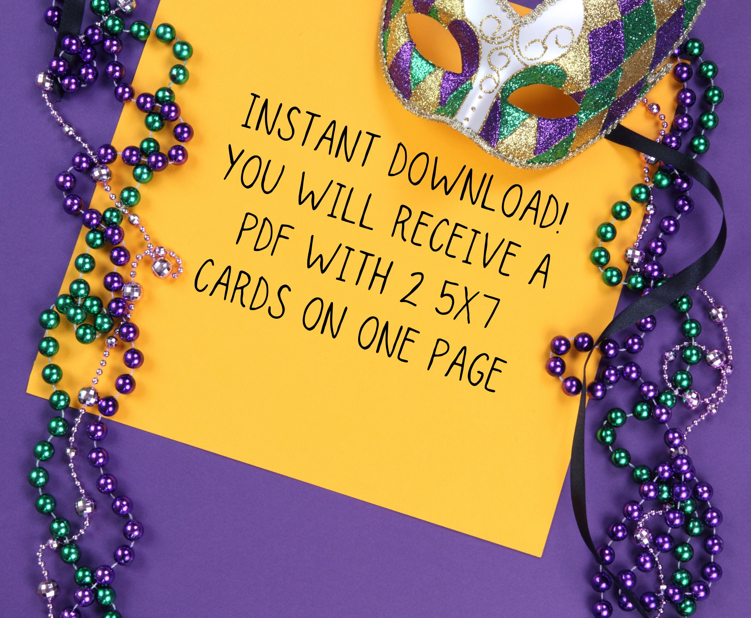Mardi Gras Printable Tic Tac Toe Game, Mardi Gras Party, Mardi Gras ...
