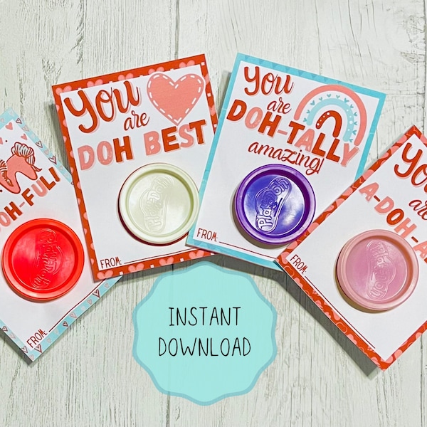 Play Doh Valentine - Etsy