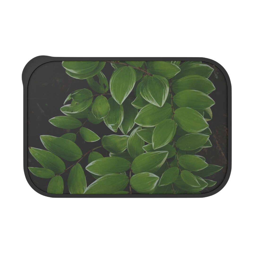 PLA Bento Box - Solomon's Seal Herb Print, Reusable Lunch Container ...
