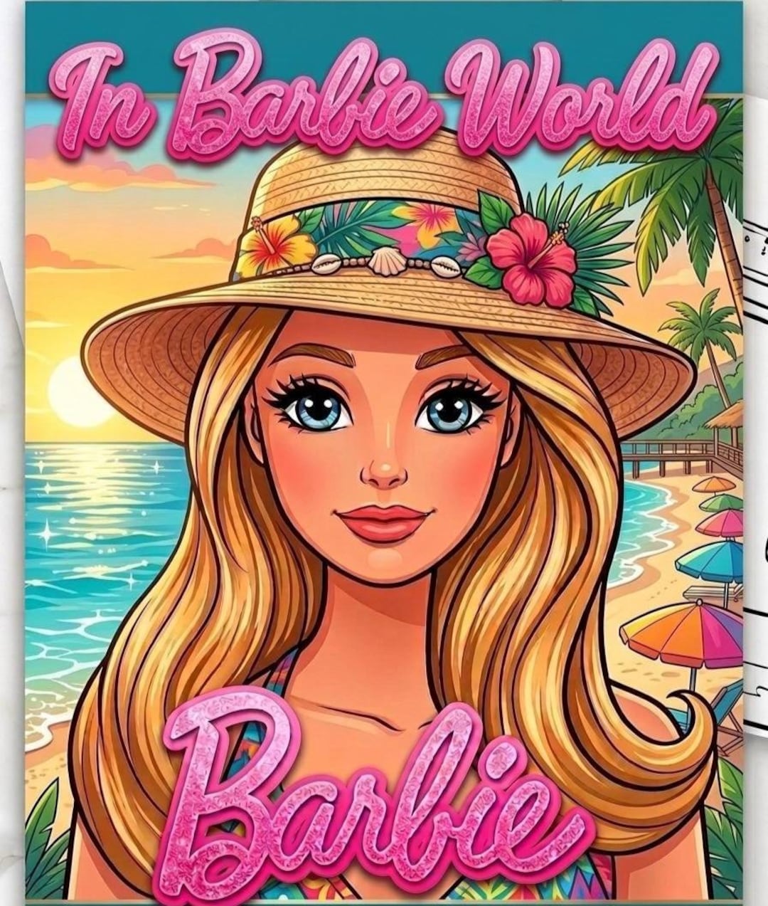 Barbie World Printable Coloring Book | Digital Download | 50+ Pages - Etsy