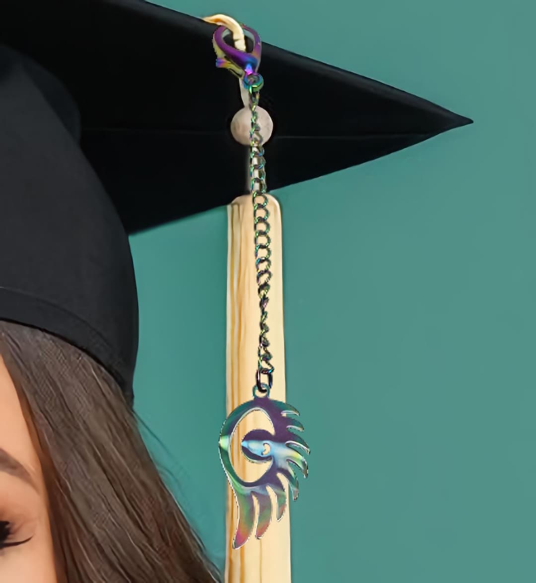 Angel Wings Talisman Graduation Tassel Charm Jewelry to Honor Loved ...