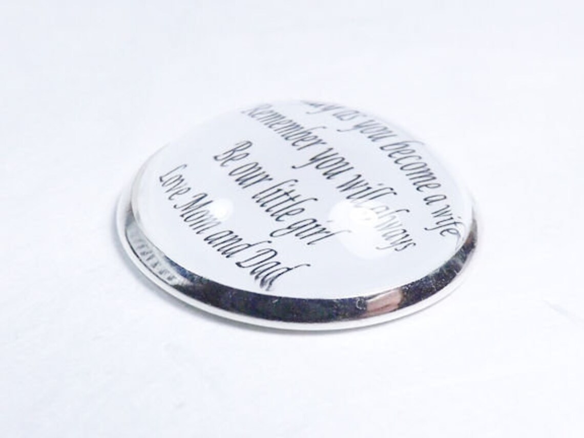 Custom Photo Pocket Charm Memory Pocket Token Memorial Photo | Etsy