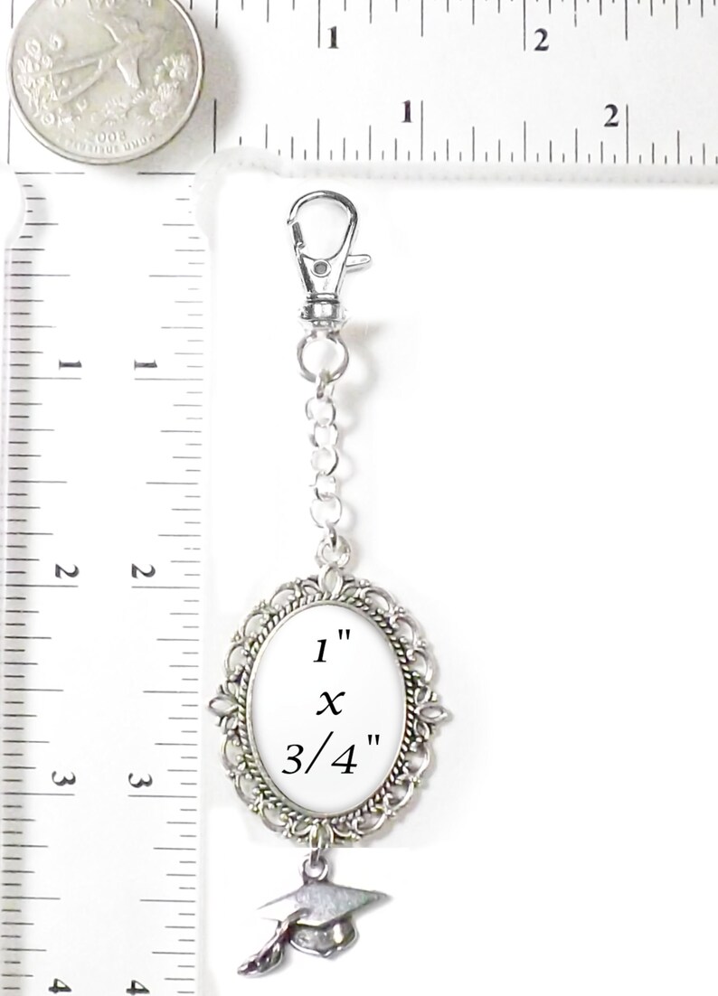 Graduation Tassel Charm Memorial Photo Charm for Mortarboard | Etsy