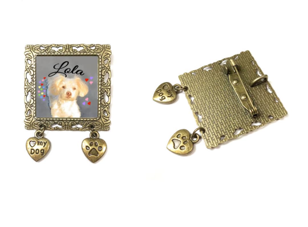 Custom Photo Pin Personalized Photo Brooch Custom Quote Pin - Etsy