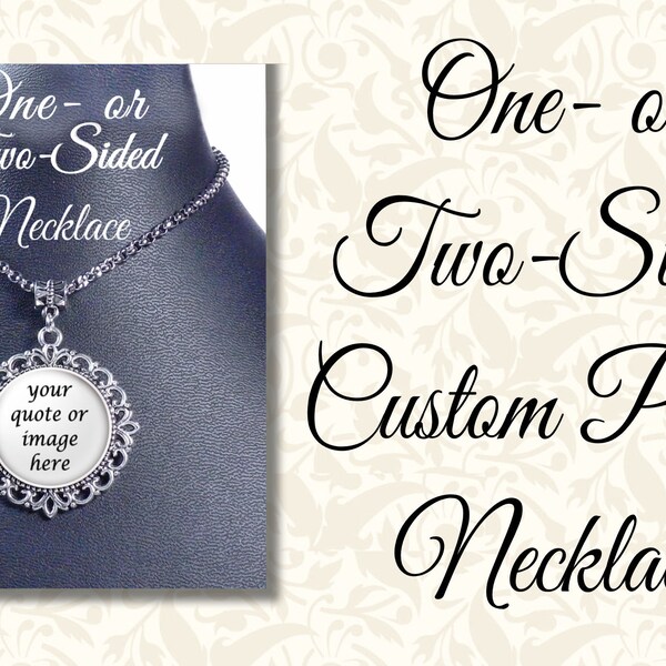 Two Sided Pendant - Etsy