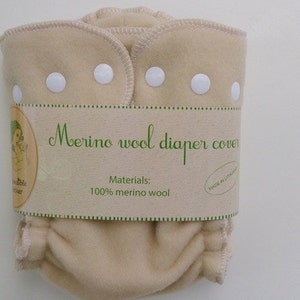 Hemp Organic Cotton Inserts Set/pack With Snaps for Wool Covers With ...