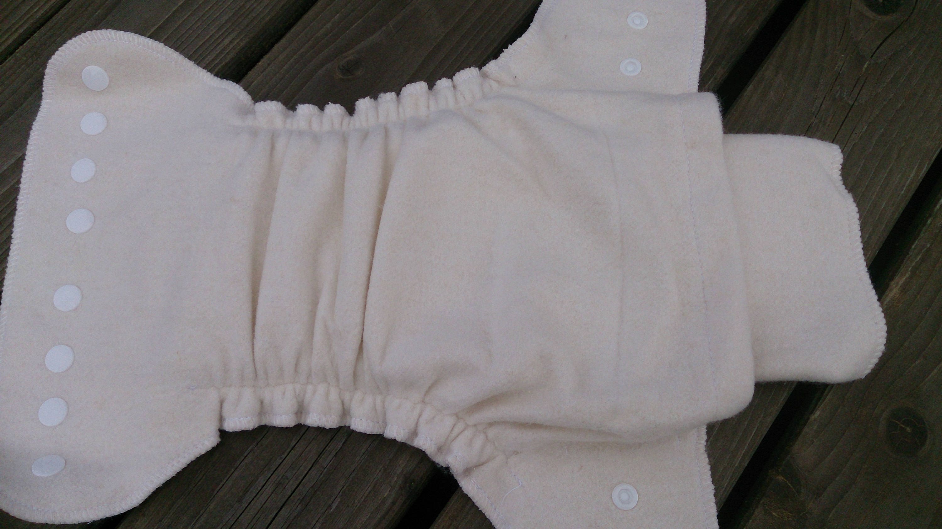 10 Pc Hemp Organic Cotton Cloth Diaper Pack + Merino Wool Cover / Cloth ...