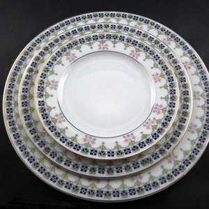 Epiag Fischer & Mieg St Regis Pattern 3 Piece China Dinnerware Set ...