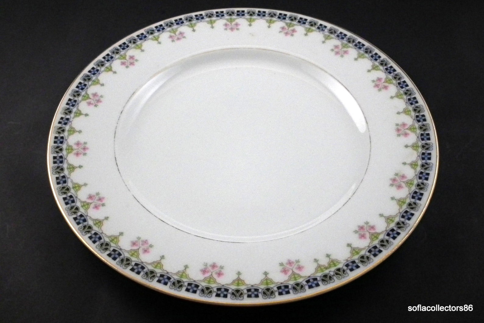 Epiag Fischer & Mieg St Regis Pattern 3 Piece China Dinnerware | Etsy