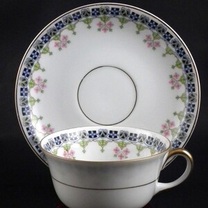 Epiag Fischer & Mieg 6154 St Regis Pattern Flat Cup and Saucer Set ...