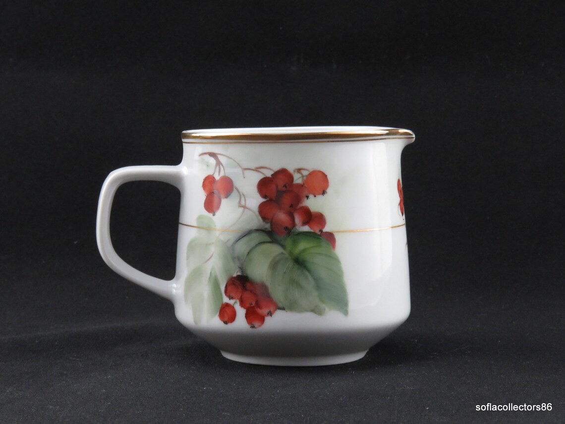 Brentwood Essence Pattern Cream & Sugar Set Hand Painted by | Etsy