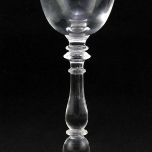 Bryce Stem 854 Urn & Floral Etch Water / Wine Glass Ca 1930s (single ...