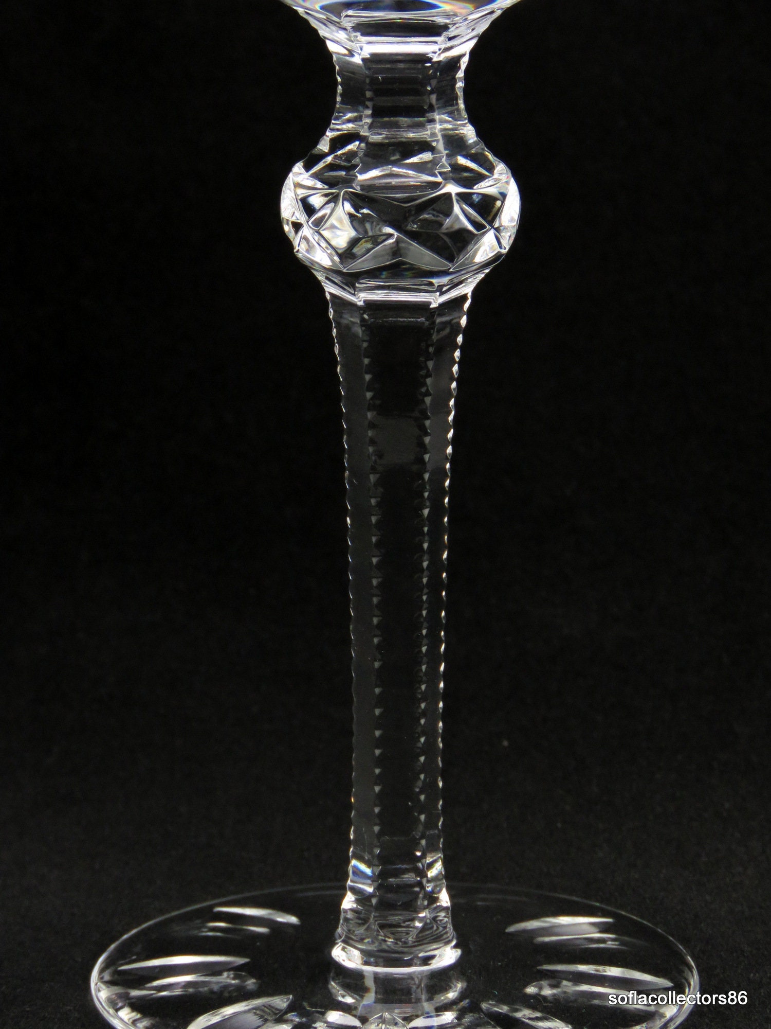 Crystal Wine Goblets / Glasses Celine Pattern by Crystal | Etsy