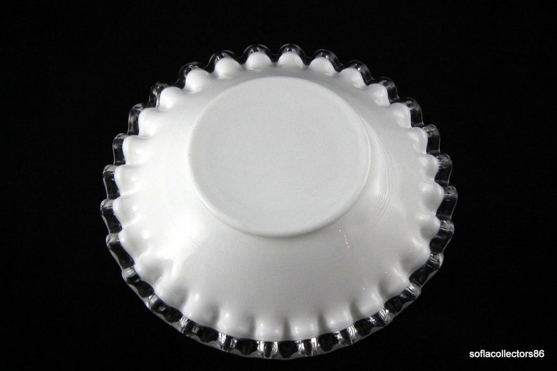 Fenton 7377 SC Silver Crest Ashtray / Ash Receiver Vintage - Etsy