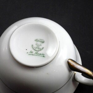 Epiag Fischer & Mieg 6154 St Regis Pattern Flat Cup and Saucer Set ...