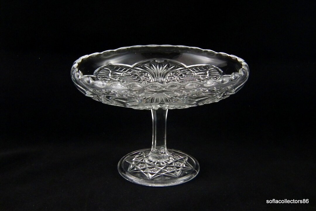 Bryce - Higbee Madora (aka Arrowhead in Oval) Pattern 8" Comport ...