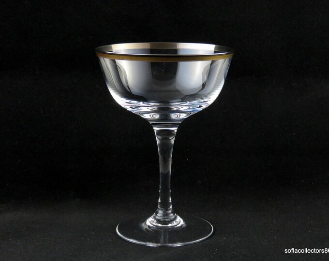 Noritake Crystal Gold and Platinum Pattern Champagne Glasses/coupes - Etsy