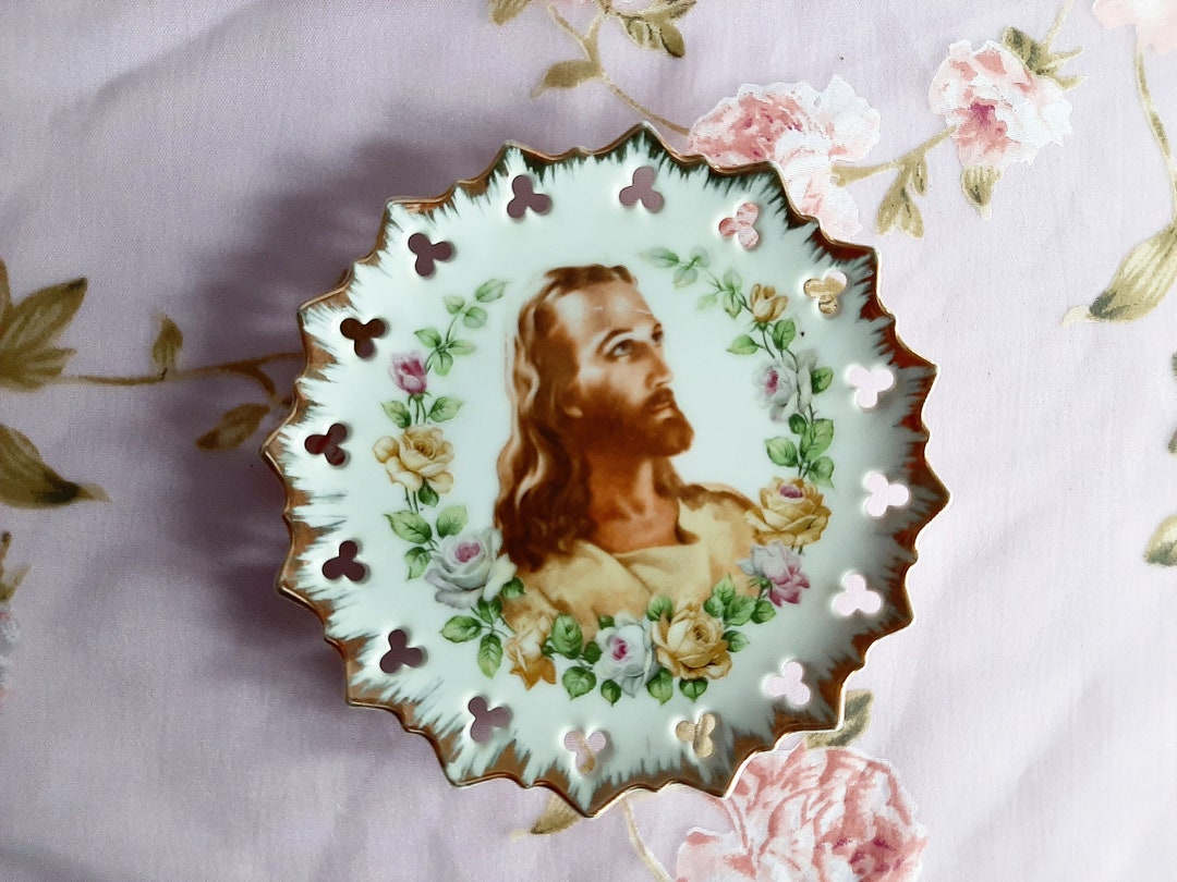 Vintage Decorative Plate Easter Christian Home Decor Jesus the Good ...