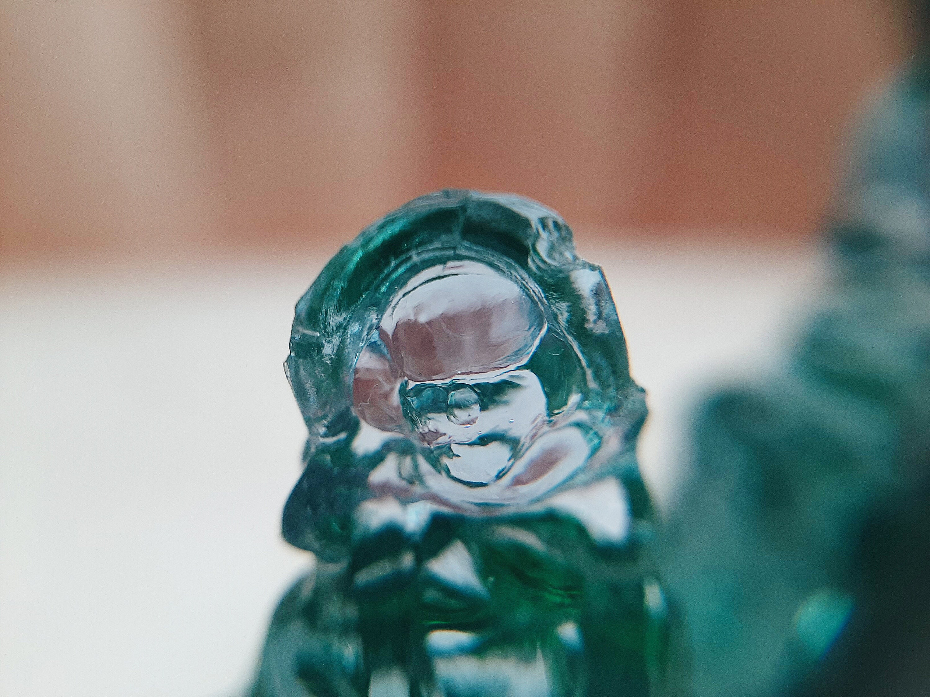 Vintage Blue Glass Boyd Crystal Art Glass Colonial Lady Louise SET of 2 ...